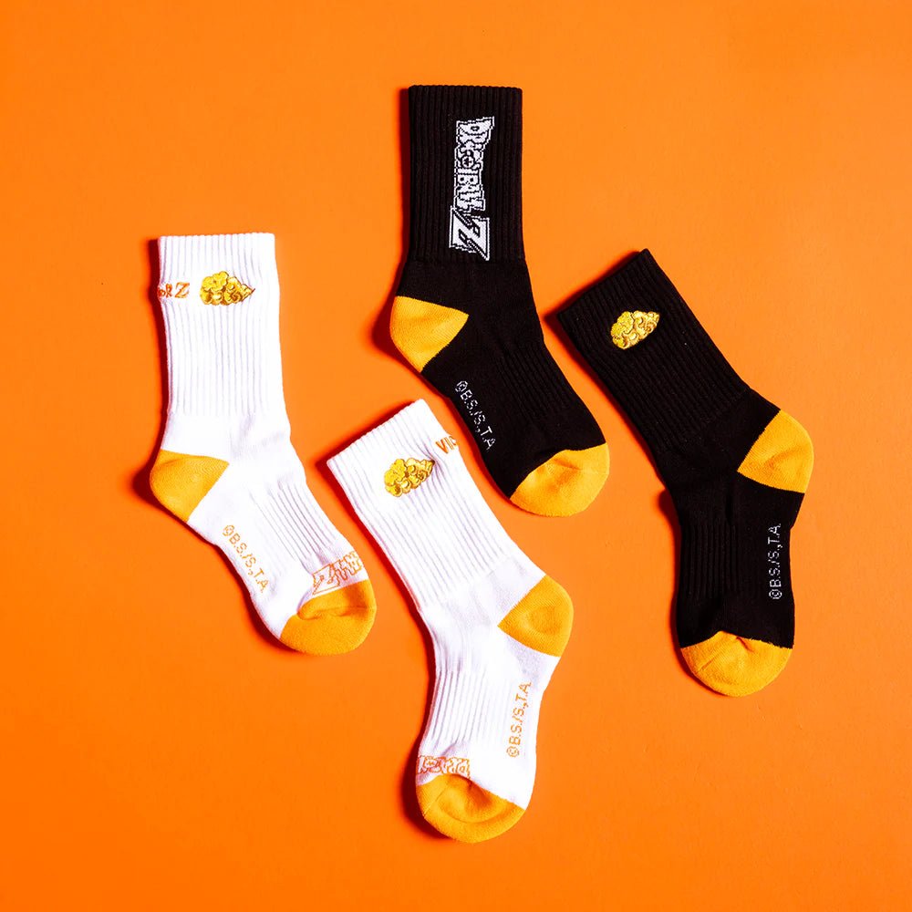 Victor USA Victor x Dragon Ball Z Crew Sport Socks SK508DBZ-C (Black ...