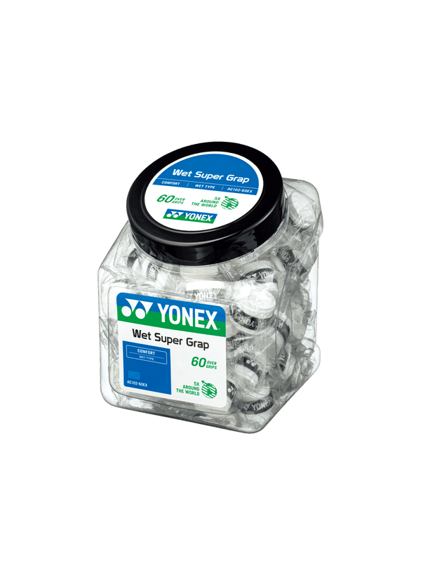 Yonex USA Yonex Super Grap Overgrip 60 Pack -White - B&T Racket