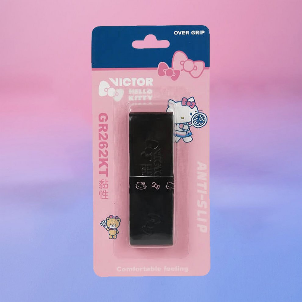 Victor USA Victor x Hello Kitty Overgrip - Black - B&T Racket