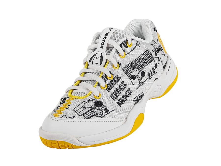 Victor USA Victor x Peanuts Badminton Shoes - White - B&T Racket